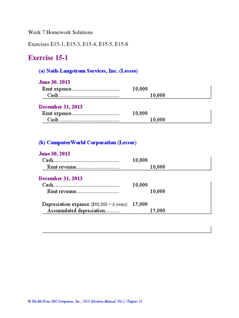 Week 7 Homework | PDF | Present Value | Expense