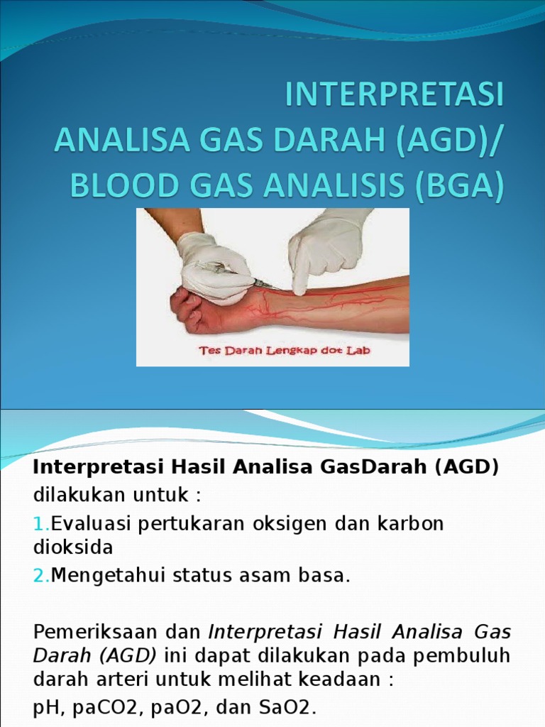 Interpretasi Agd Dan Asam Basa | PDF | Sains & Matematika