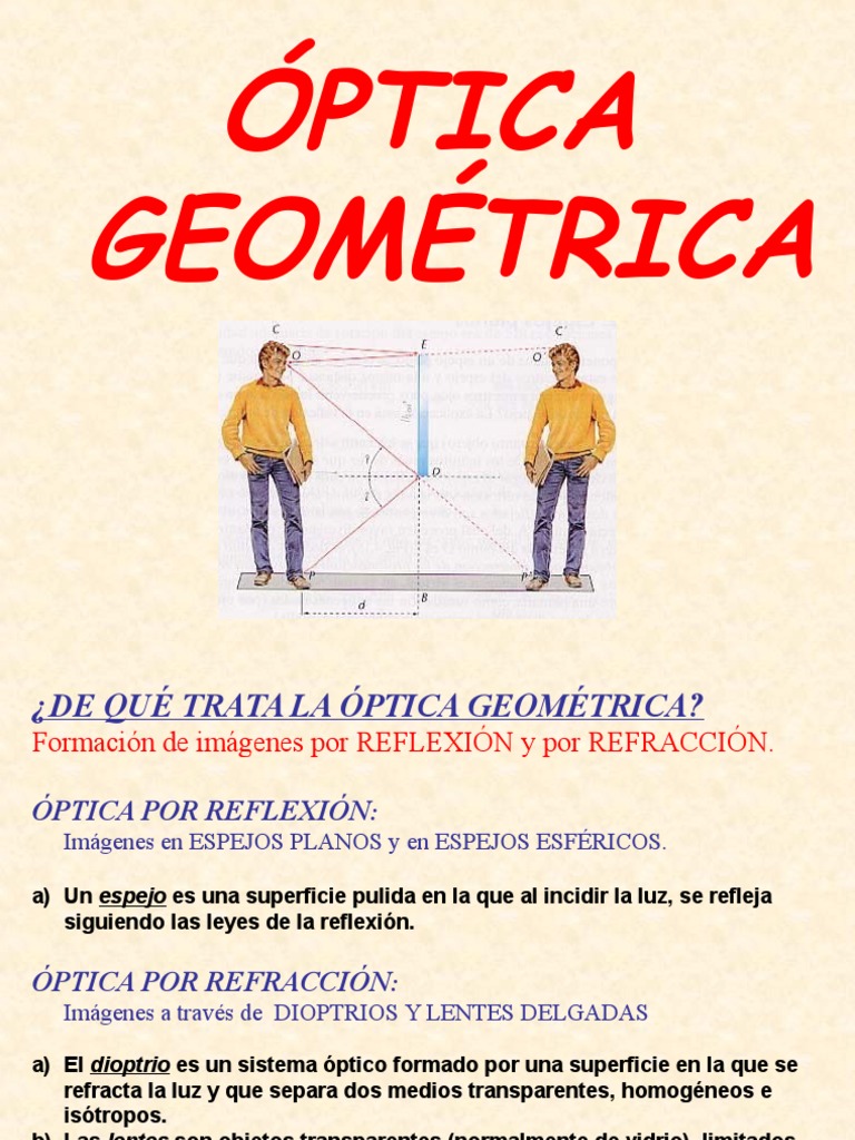 Optica Geometrica | PDF | Ojo humano | Visión