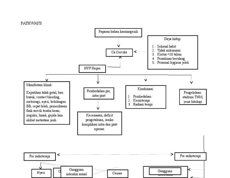 Pathway Kanker Serviks dan Manajemen | PDF | Pengembangan Diri ...