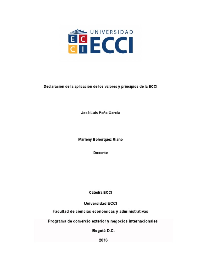 Cátedra ECCI | PDF | Conocimiento | Institución