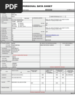 Pds Form Template | PDF | Government | Social Institutions