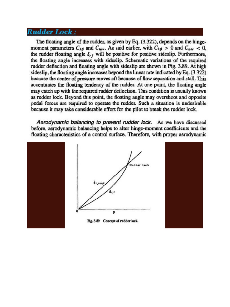 Rudder Lock | PDF
