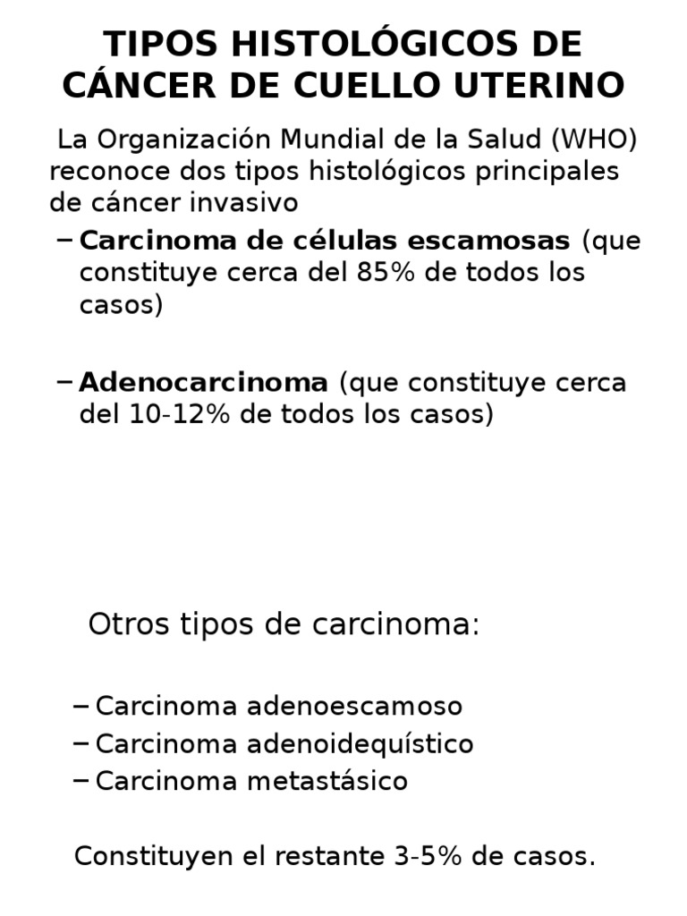 Cancer de Cuello Uterino | PDF | Epitelio | Neoplasias