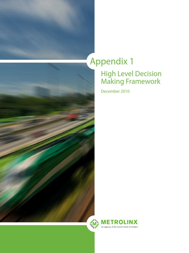 Appendix 1 PDF | PDF | Evaluation | Public Transport