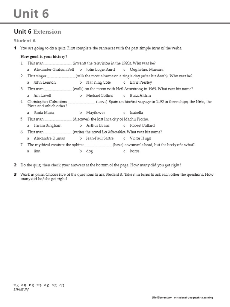 Ele Unit6 Extension PDF | PDF
