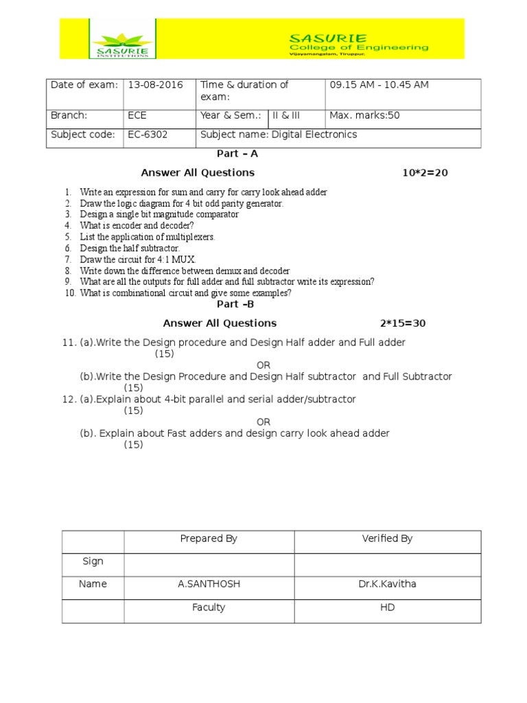 DEQP | PDF | Electronic Circuits | Digital Technology