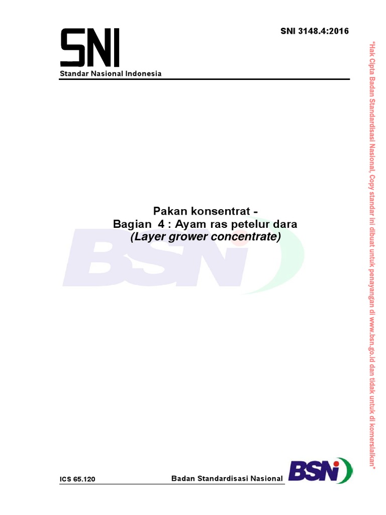 Sni 3148.4-2016 | PDF