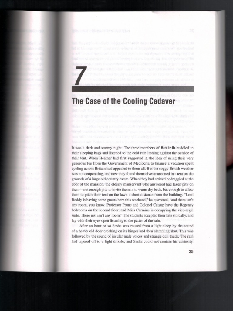 The Case of The Cooling Cadaver | PDF