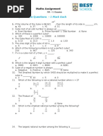 Sum Math Trail Questions | PDF | Area | Rectangle