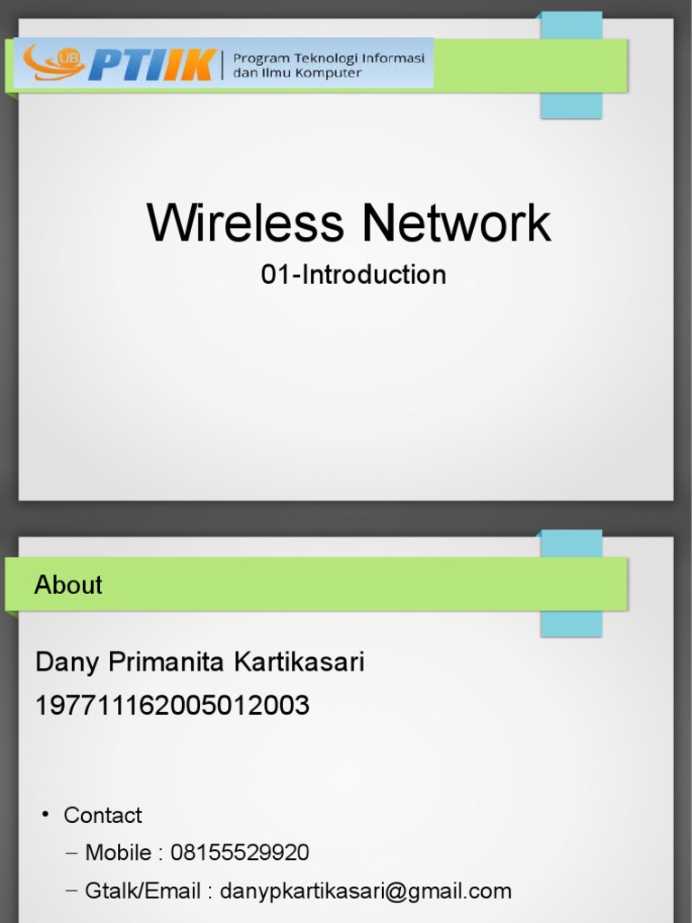 Introduction to Wireless Networks: A Comprehensive Overview of Key ...