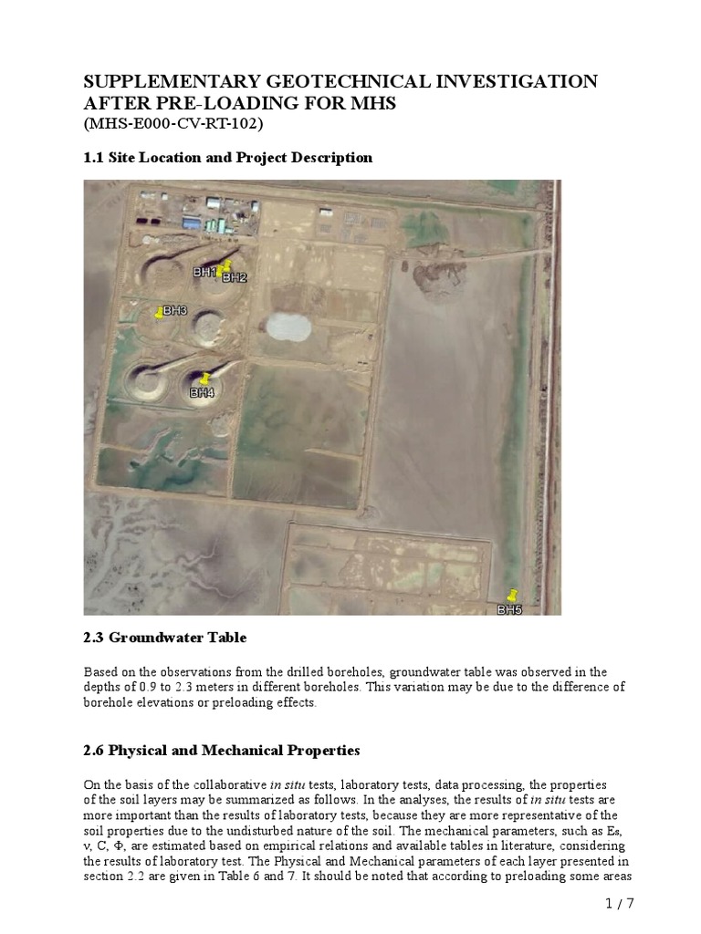 Geotechnical Study 2016 | PDF