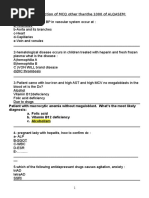 50 Prometric MCQ For GP | PDF | Medical Specialties | Clinical Medicine