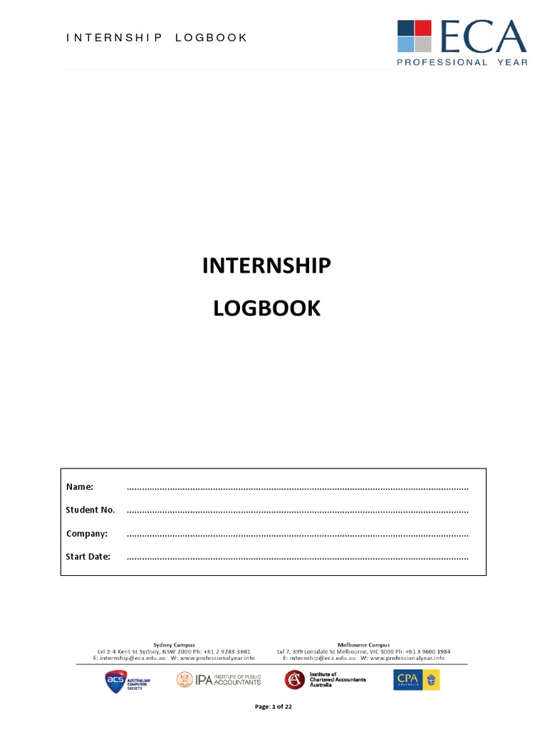 Internship Logbook | PDF | Internship | Job Hunting