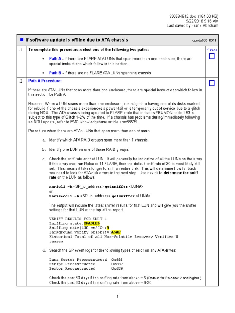 If Software Update Is Offline Due To ATA Chassis: Path A | PDF | Cache (Computing) | Computer ...