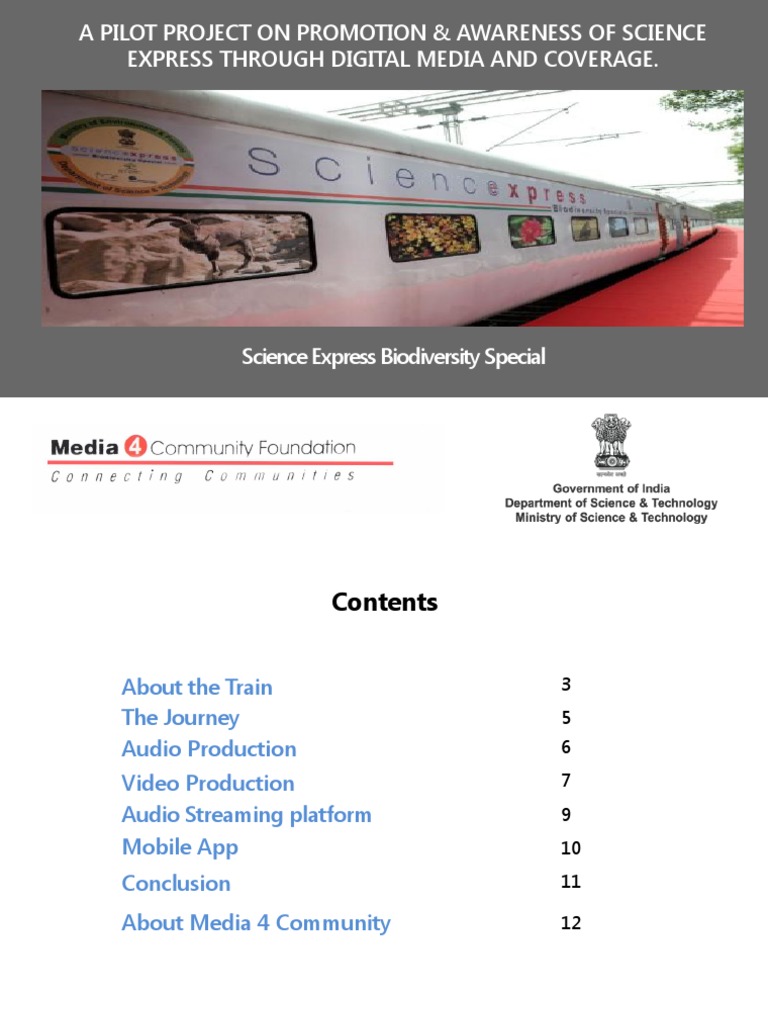 Science Express Project Report Final | PDF | Social Media | Popular ...