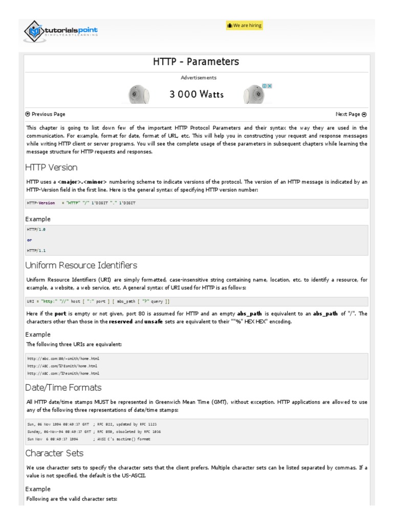 Advertisements: "HTTP" "/" "." | PDF | Uniform Resource Identifier | Hypertext Transfer Protocol