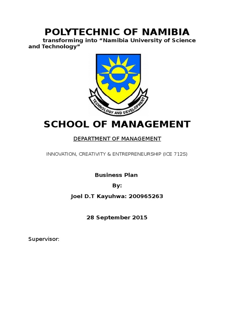Polytechnic of Namibia: Transforming Into "Namibia University of ...