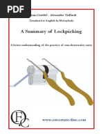 Lockpicking - Simplified PDF | PDF | Lock (Security Device) | Security Engineering
