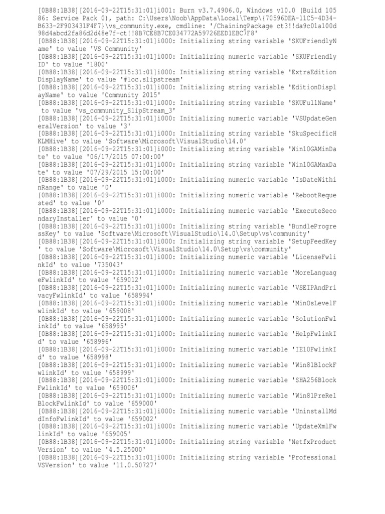 Log | PDF | Windows Registry | Microsoft Windows