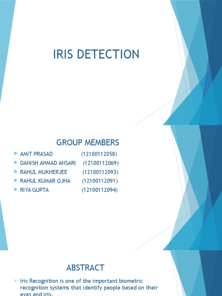 Iris Recognition Using Daugman's Method | PDF | Human Eye | Maxima And ...