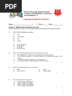 Atomic Structure (Grade 8) - Free Printable Tests and Worksheets ...
