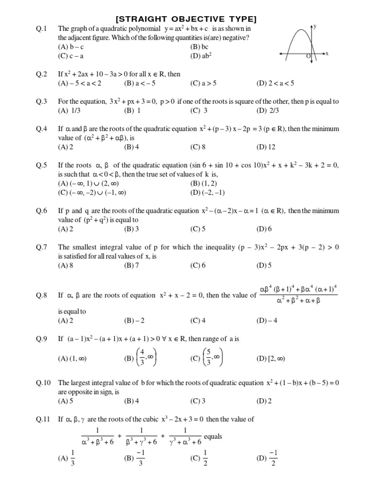 Quadratic PDF Upload | PDF | Quadratic Equation | Functions And Mappings
