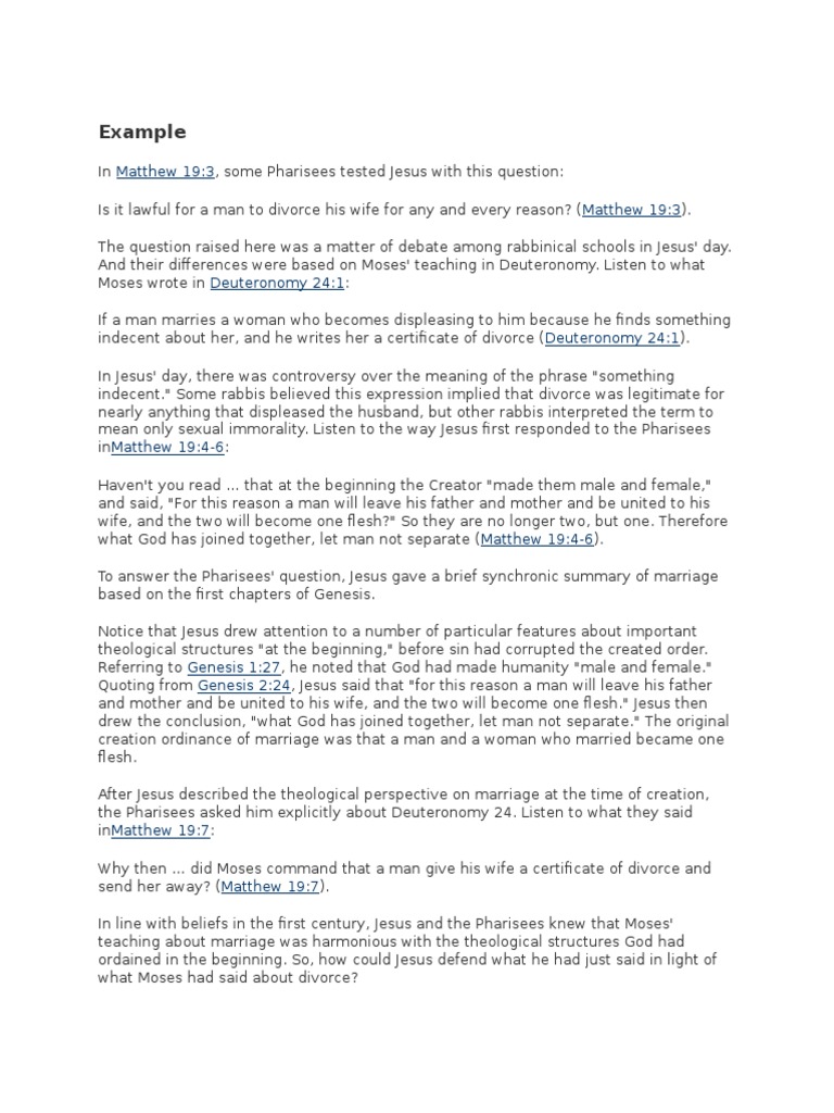 3.1. Example Diachronic Method | PDF | Moses | Gospel Of Matthew