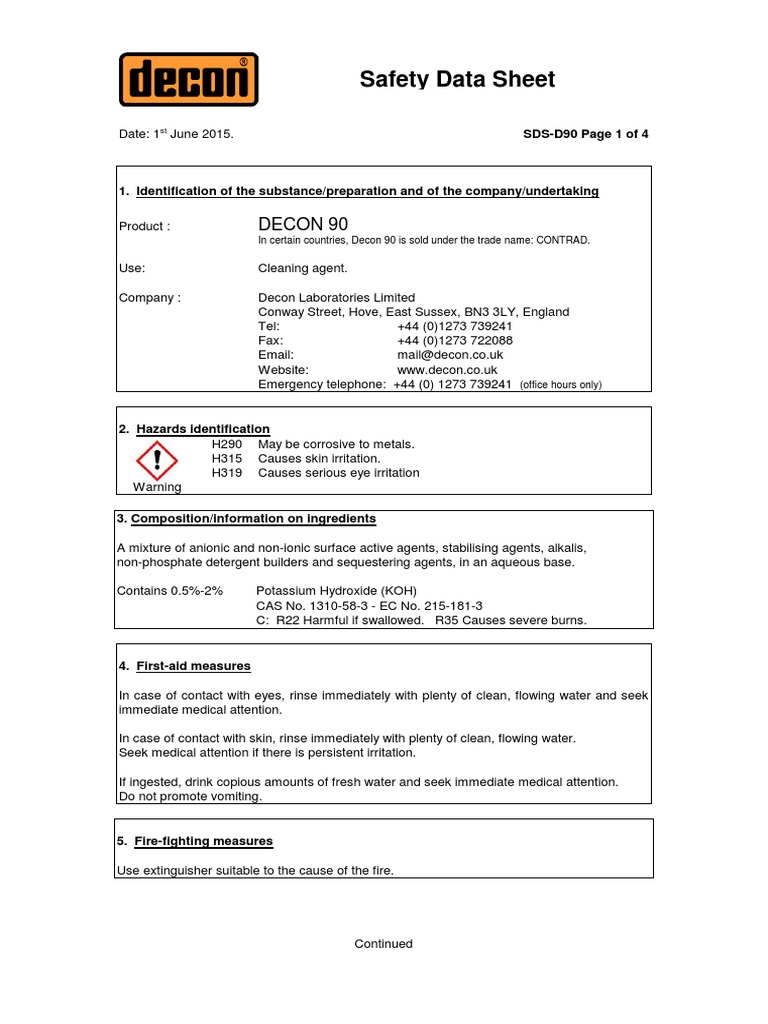 Decon-90.pdf | Water | Physical Sciences