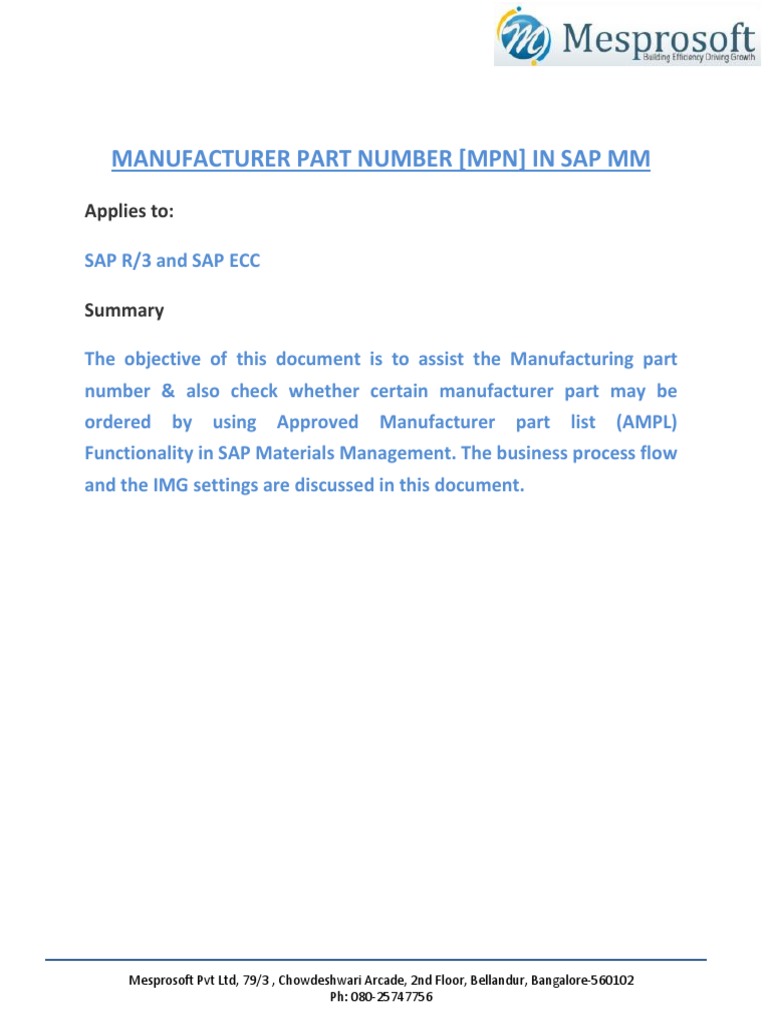 MPN Document PDF | PDF | Business Process | Procurement