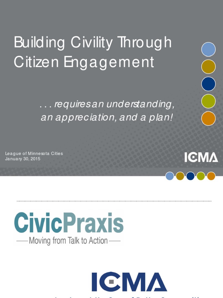 Icma Presentation Friday Pdf Public Participation Civic Engagement
