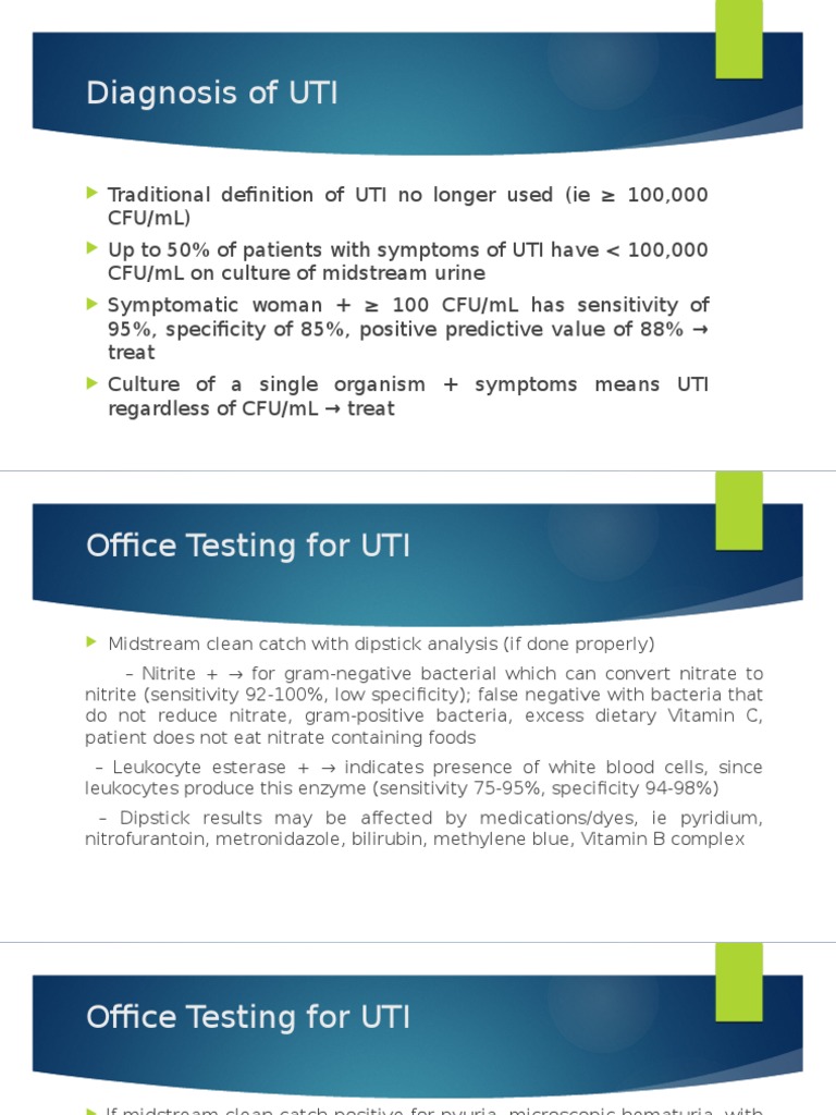 Leukocyte Esterase in UTI Diagnosis | PDF | Wellness