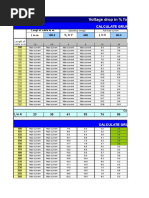 Sample Voltage Drop Calculation-Excel | PDF | Power (Physics) | Quantity