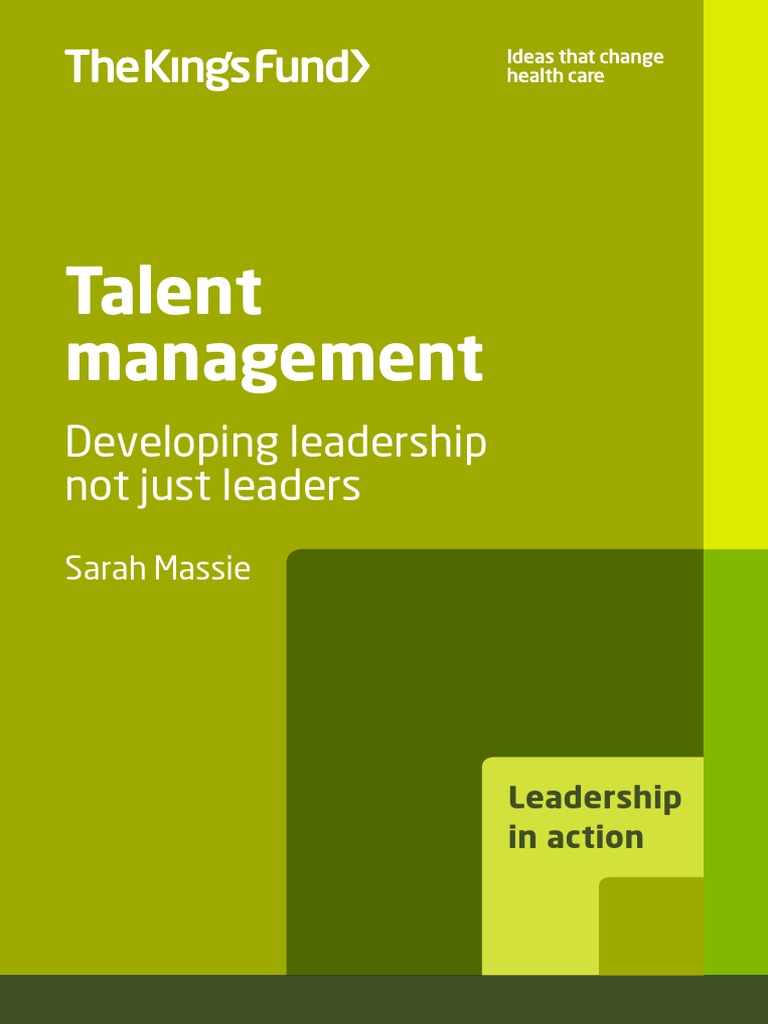 Talent Management: Developing Leadership Not Just Leaders - An In-Depth ...