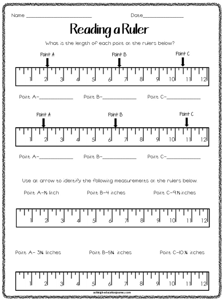 Ruler Measurement Activities for Students | PDF | Career & Growth ...