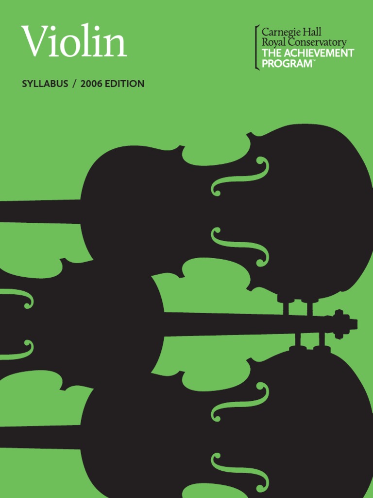 RCM Violin Syllabus PDF | PDF | Opus Number | Music