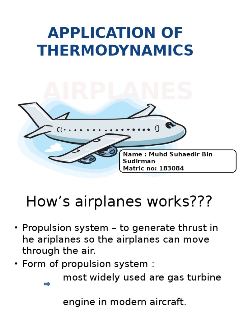 Application of Thermodynamics | PDF