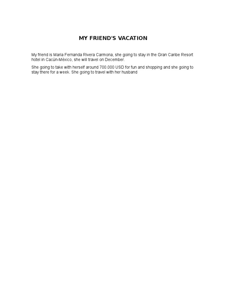 My Friend | PDF