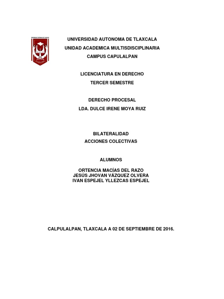 Ejercicios de Bilateralidad en Derecho | PDF | Estado (política ...