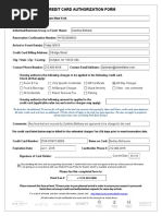 CC Authorization - Rojas Luz PDF | PDF | Visa Inc. | Credit Card