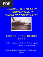 Hydro-Test Calculation | PDF | Volume | Pipe (Fluid Conveyance)