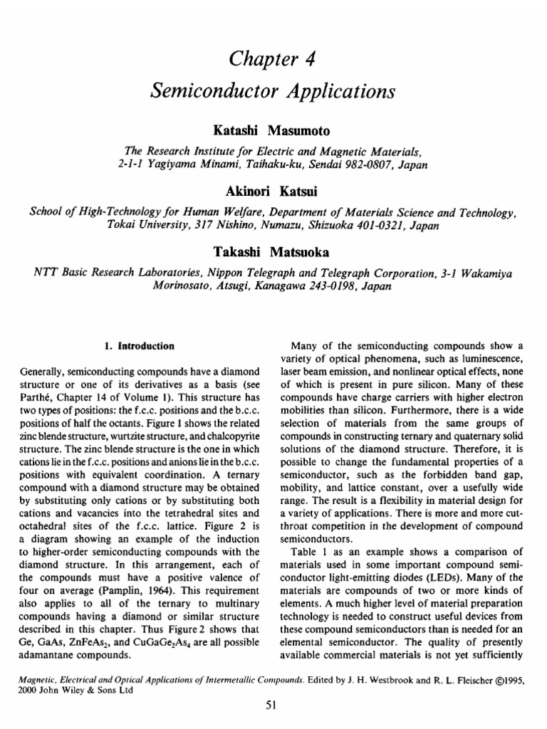 Semiconductor Applications | PDF | Field Effect Transistor | Semiconductors
