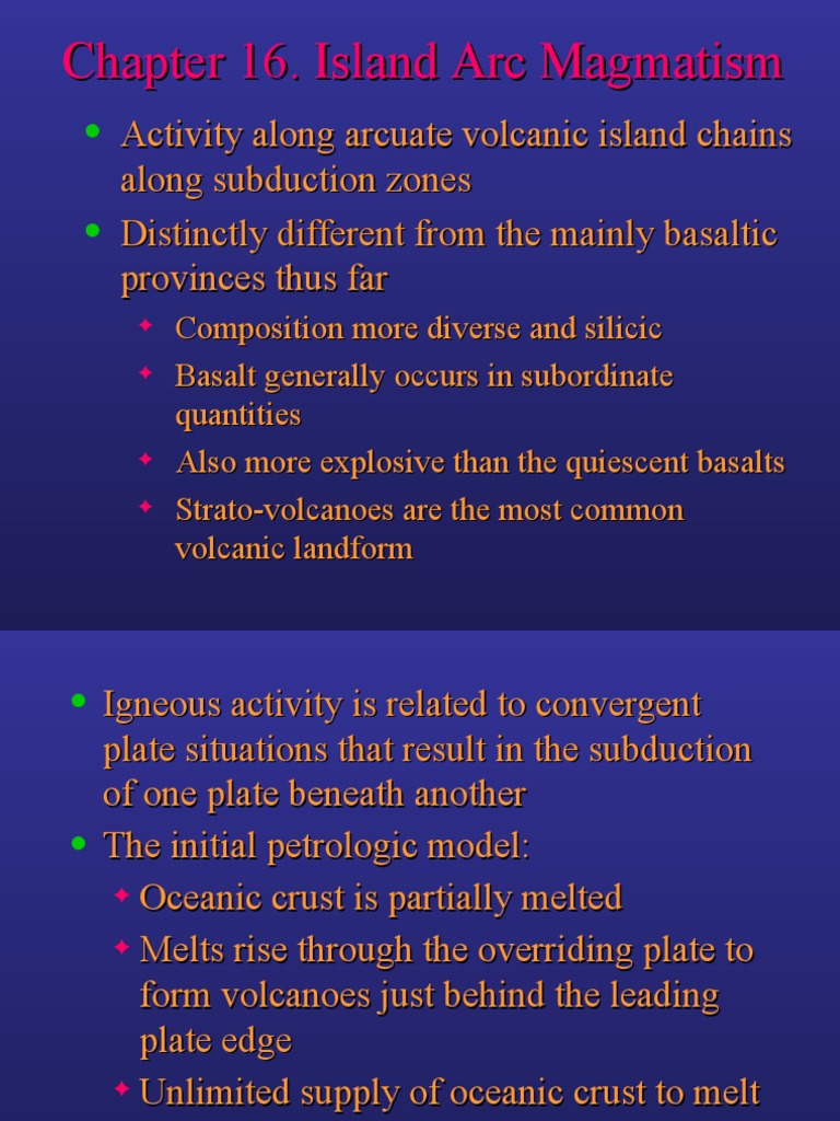 Island Arc Magmatism Overview | PDF | Igneous Rock | Mantle (Geology)