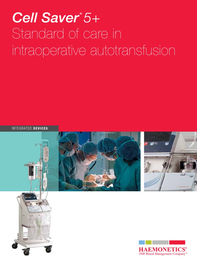 Cell Saver | Blood Transfusion | Body Fluids | Free 30-day Trial | Scribd