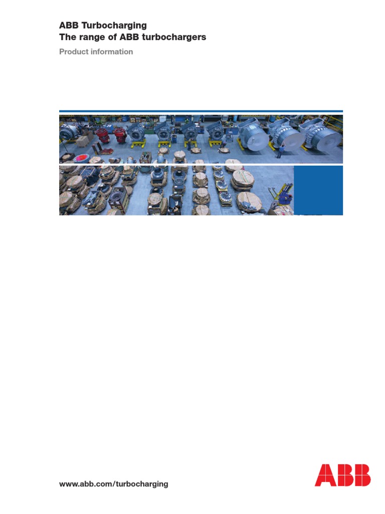 ABB Turbocharger Guide | PDF | Diesel Engine | Turbocharger