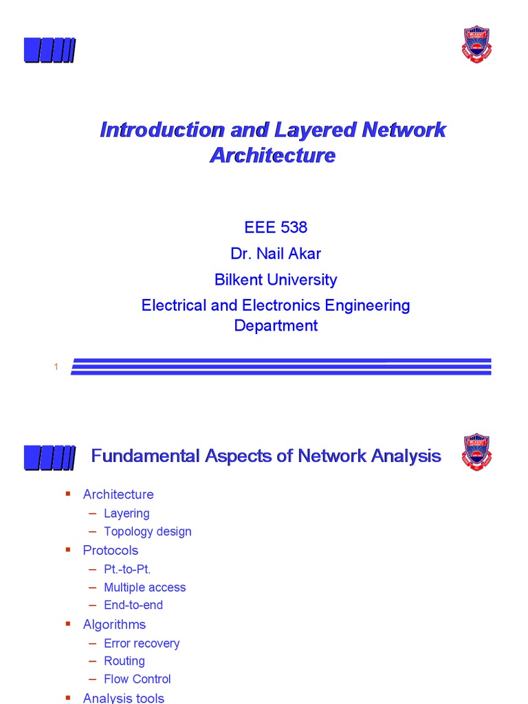 Introduction and Layered Network Architecture | PDF | Internet Protocol Suite | Internet Protocols