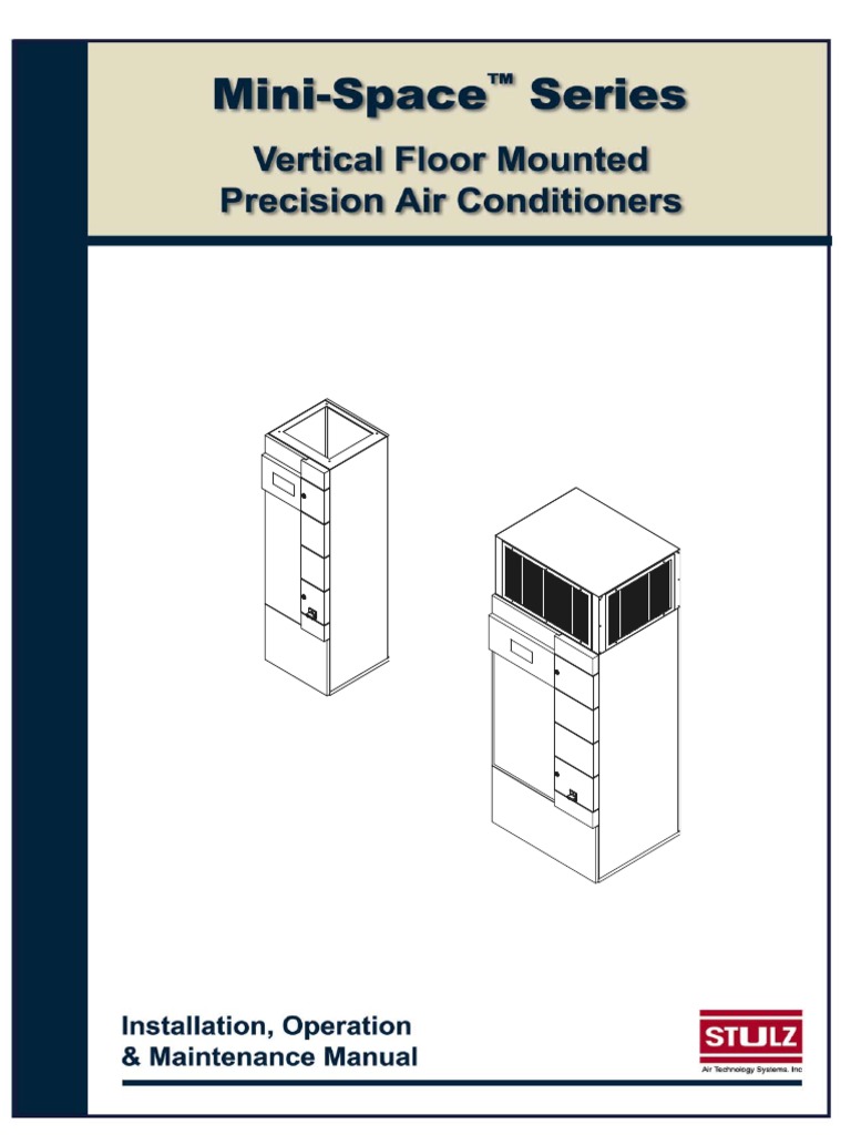 STULZ Mini-Space IOM OZU0001B PDF | PDF | Duct (Flow) | Air Conditioning