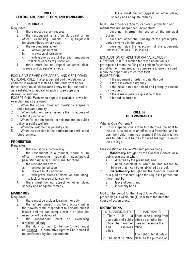 Revised Rules of Court Rule 65-67 | PDF | Mortgage Law | Foreclosure