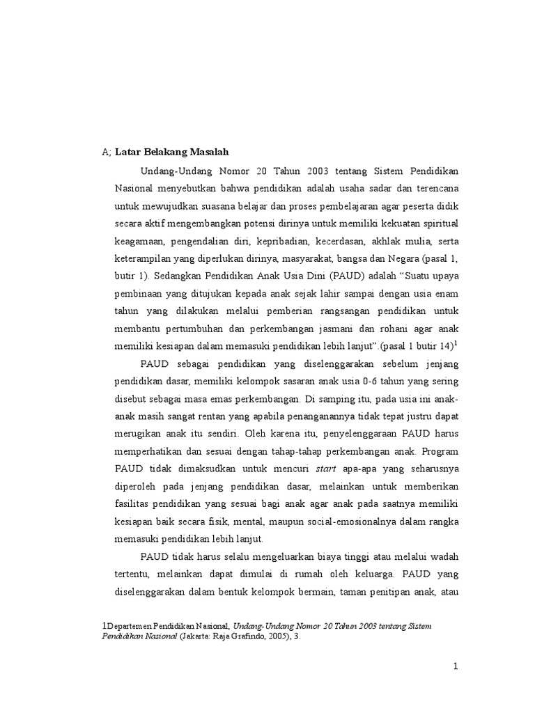 Contoh Proposal Kualitatif | PDF