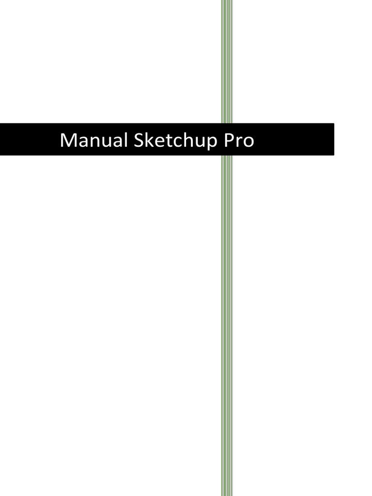 MANUAL Sketchup-2015 Pro PDF | PDF | Herramientas | Sketch Up